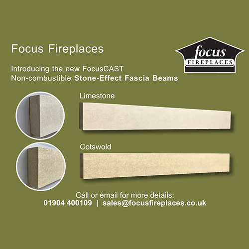 Focus – Cast Beams Stone Effect (non-combustible) - Fireplace and stove ...